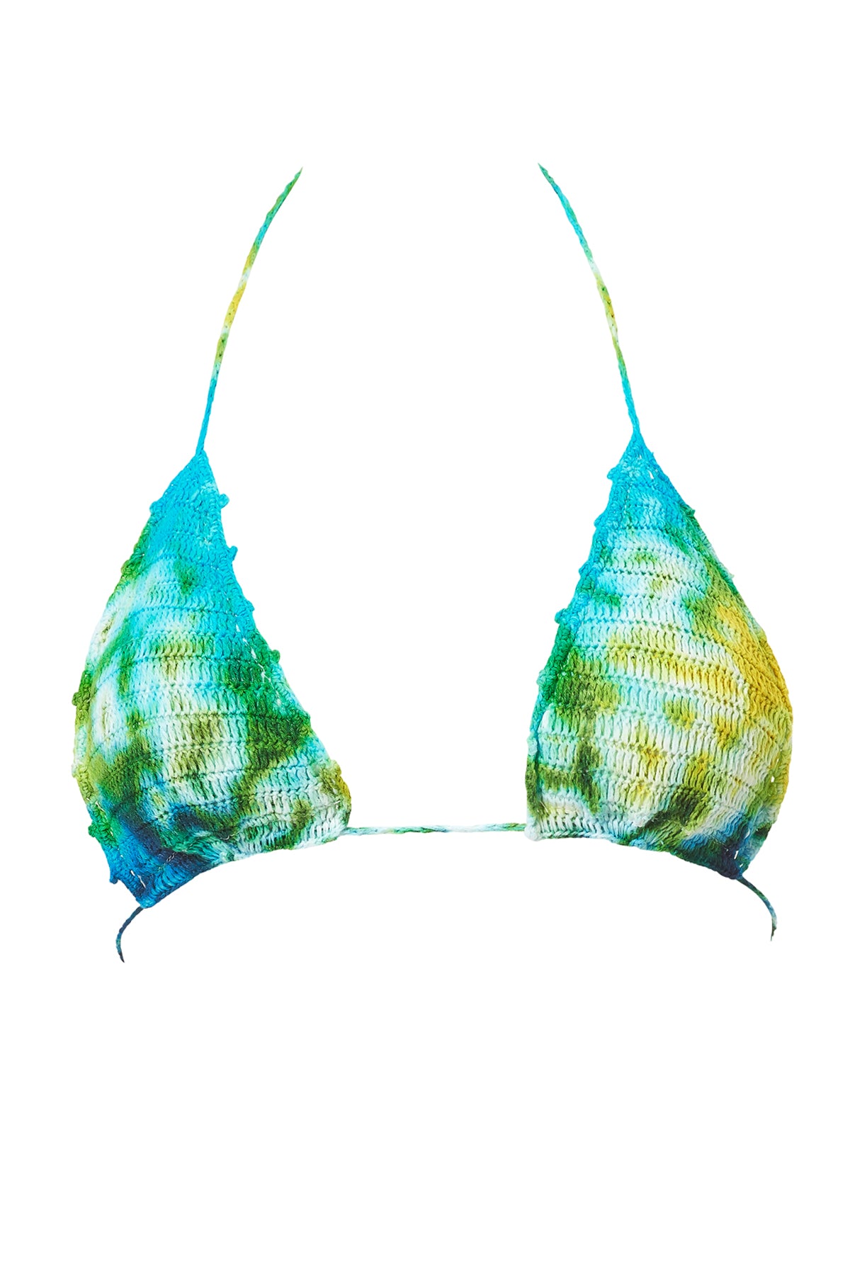 green tie dye bikini